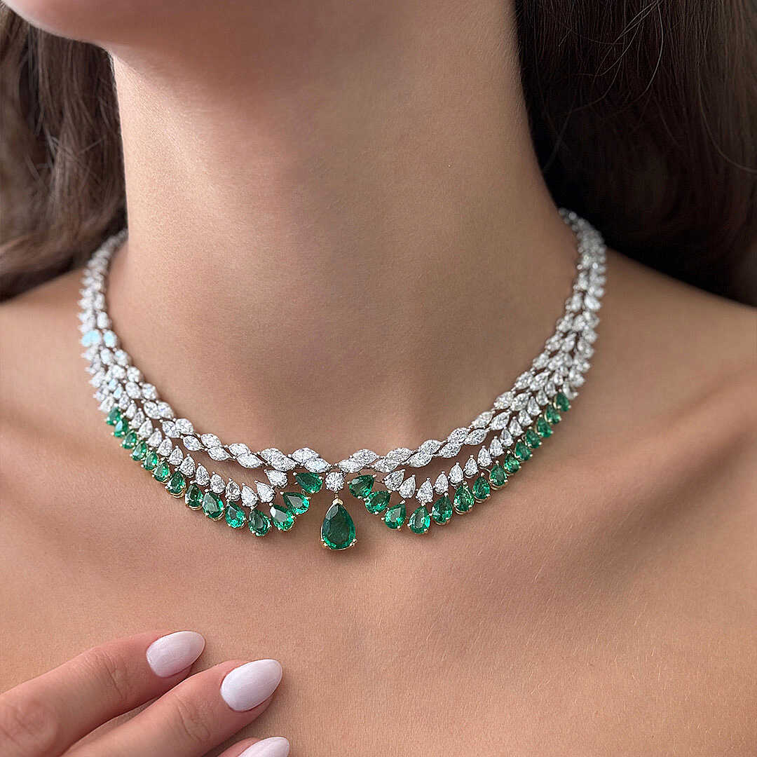 Emerald Diamond Set SETS Zen Diamond